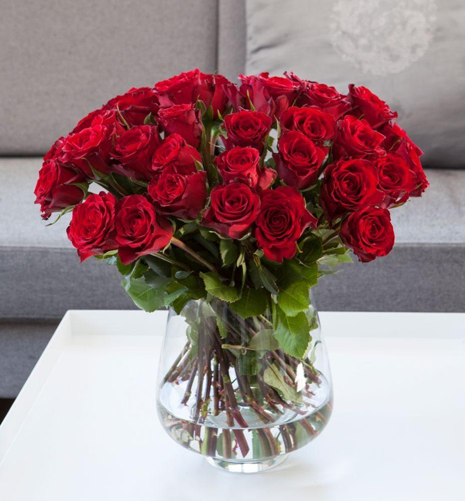 30 red roses Norway