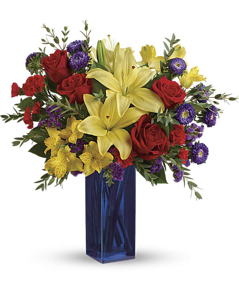 Flying Colors Bouquet USA - abcFlora.com