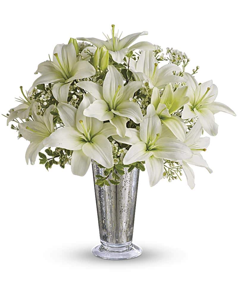 White Lilies Bahrain - abcFlora.com